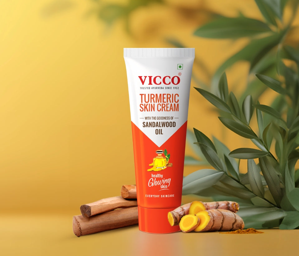 Ayurvedic Skin Care Products : Buy Vicco Turmeric Skin Cream & Haldi ...